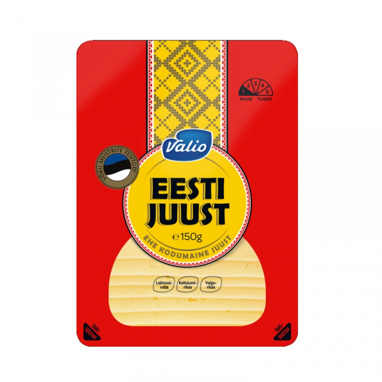 Juust Eesti 26% 150g viilutatud - Vitamiinikuller